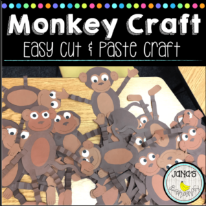 monkey craft (cut & paste)