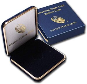 coinfolio american gold eagle tenth ounce (1/10 oz) presentation box