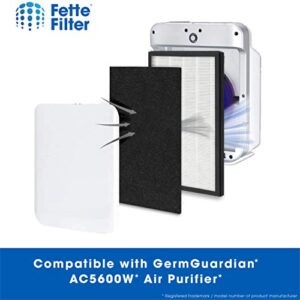 Fette Filter - True HEPA Air Purifier Filter Model AC5600W. Filter N Compare to Part # FLT5600. (Pack of 1)