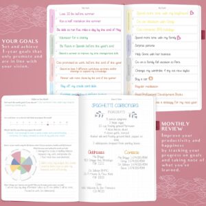 Legend Planner PRO Hourly Schedule - Weekly & Daily Organizer with Time Slots. Appointment Book Journal for Work & Personal, A4 (Hot Pink)