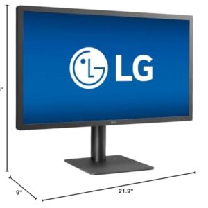 LG 24MD4KL-B 24-inch Ultrafine 4K UHD IPS LED Monitor with Built-in Speakers, 3840x2160 (Renewed)