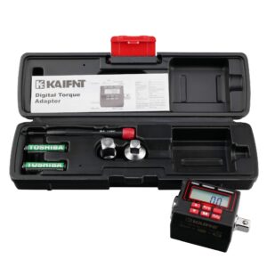 kaifnt k551 digital torque screwdriver/wrench set, 5 to 85 in·lbs, buzzer/led flash notification, dual direction