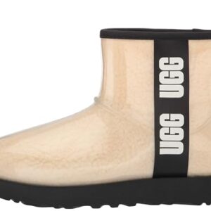 UGG Classic Clear Mini Boot, Natural / Black, Size 9