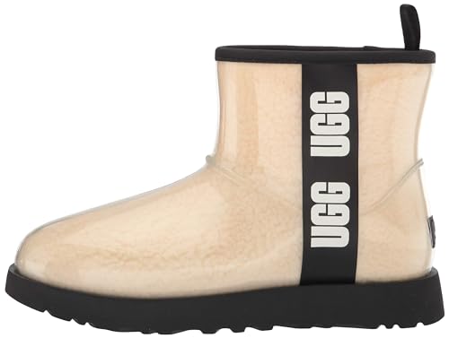 UGG Classic Clear Mini Boot, Natural / Black, Size 9