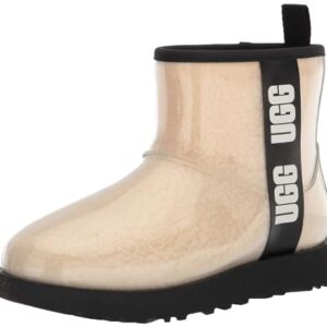 UGG Classic Clear Mini Boot, Natural / Black, Size 9