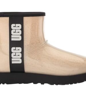 UGG Classic Clear Mini Boot, Natural / Black, Size 9