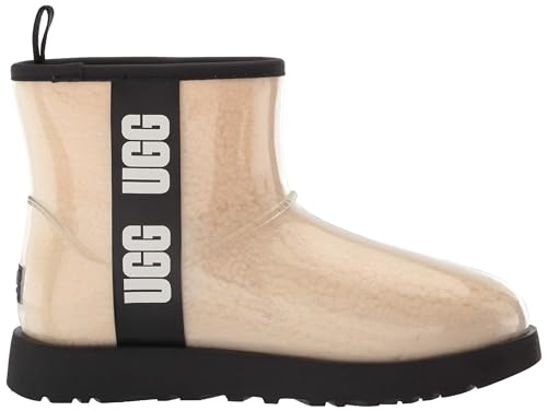 UGG Classic Clear Mini Boot, Natural / Black, Size 9