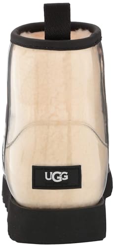 UGG Classic Clear Mini Boot, Natural / Black, Size 9