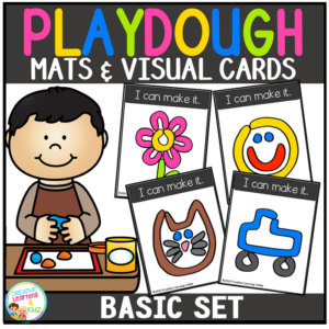 playdough mats & visual cards: basic set