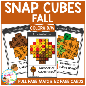 snap cubes activity - fall