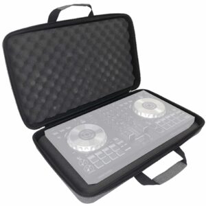 clutch cl-e221304gy premium multipurpose/dj controller eva case with cushion 22" w x 13" h x 4" l - fits ddj-sb3 ddj-400