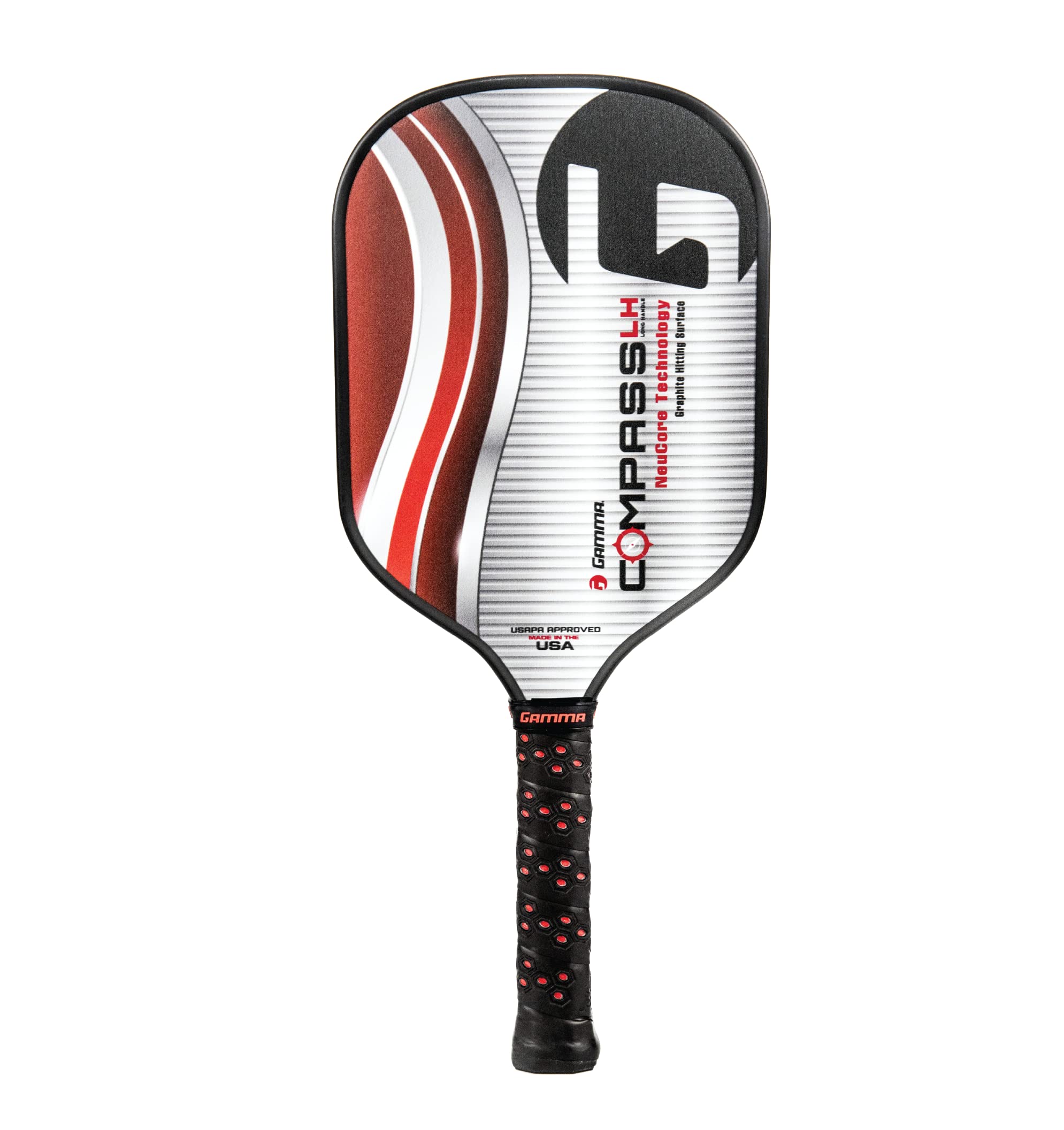 GAMMA Sports Compass LH NeuCore Pickleball Paddle, Graphite Power Surface and Honeycomb Grip, Compass Two-Handed