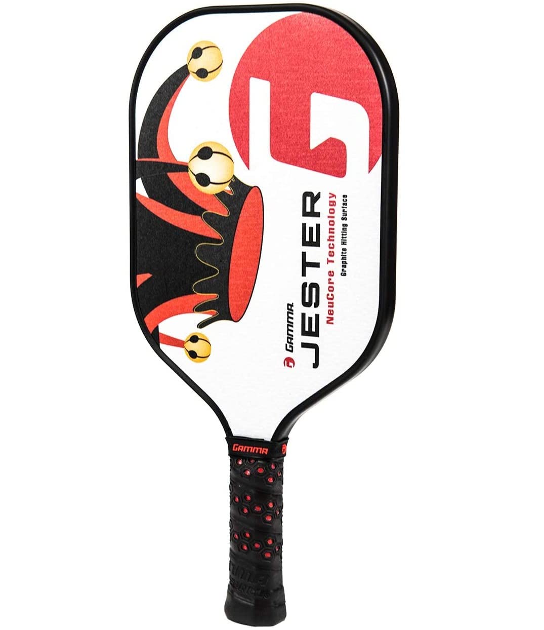 GAMMA Sports Jester NeuCore Pickleball Paddle, Graphite Power Surface and Honeycomb Grip, Jester Finesse