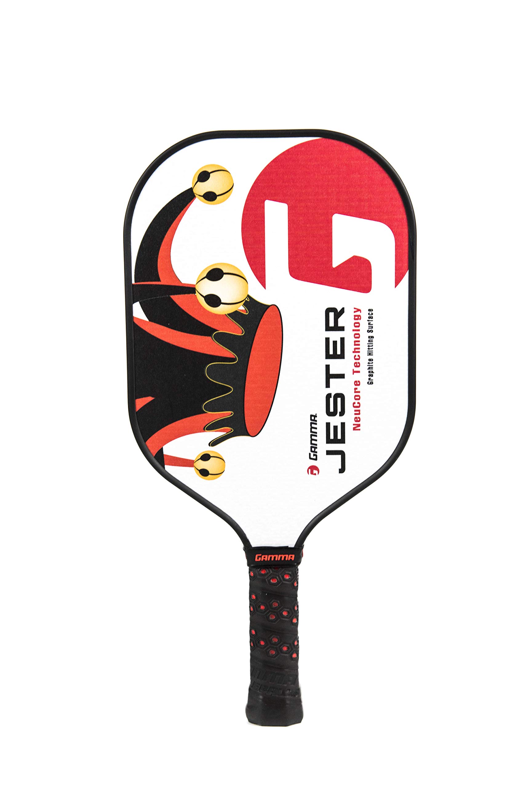 GAMMA Sports Jester NeuCore Pickleball Paddle, Graphite Power Surface and Honeycomb Grip, Jester Finesse