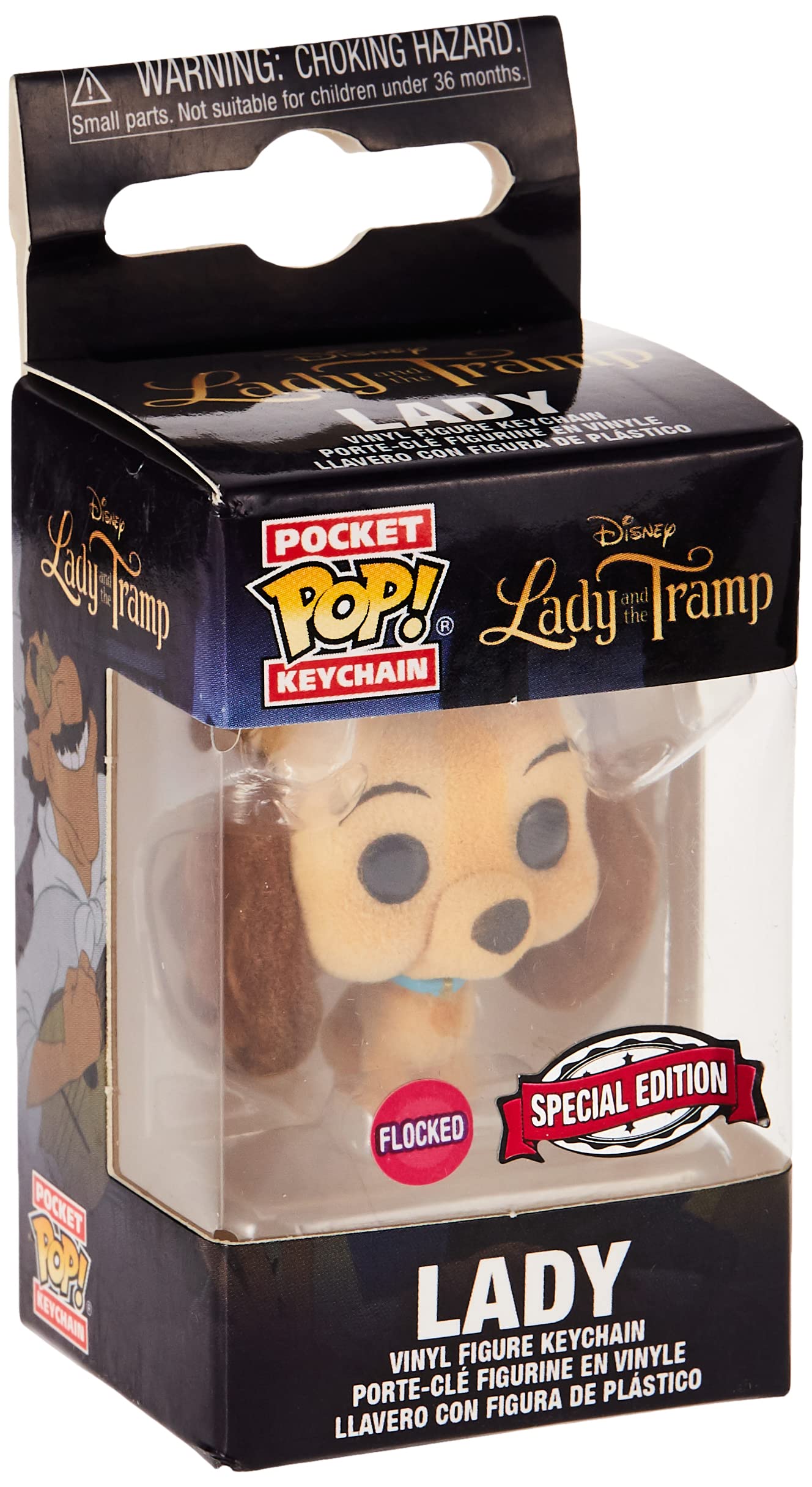 Lady & The Tramp Pocket Pop! Keychain Lady (Flocked) [Exclusive]