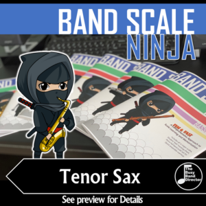 tenor sax scale ninja - major scale workbook