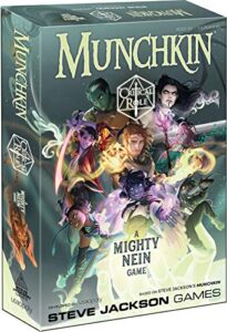 usaopoly munchkin: critical role card game | munchkin game featuring critical role mighty nein campaign | officially licensed critical role card game | familiar members, characters & guests