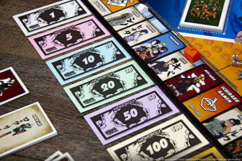 Monopoly: Naruto | Collectible Monopoly Game Featuring Japanese Manga Series | Familiar Locations and Iconic Moments from The Anime Show | 2-6 Players