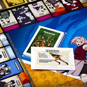 Monopoly: Naruto | Collectible Monopoly Game Featuring Japanese Manga Series | Familiar Locations and Iconic Moments from The Anime Show | 2-6 Players