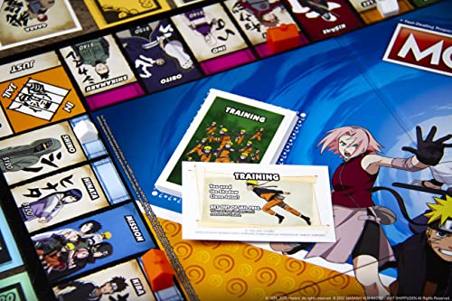 Monopoly: Naruto | Collectible Monopoly Game Featuring Japanese Manga Series | Familiar Locations and Iconic Moments from The Anime Show | 2-6 Players