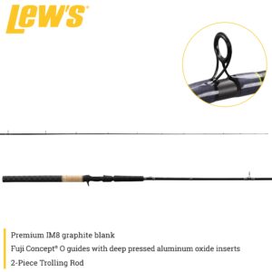 Lew's Speed Stick 10'6"-2 Medium Flat Line Trolling Walleye Rod