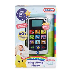 little tikes baby bum sing-along smart phone learning toy w/ lights and music