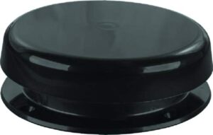 jr products mushroom style,roof vent black 02-29115