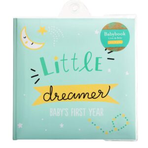 Kate & Milo Little Dreamer Stars Baby's First Year Memory Book, Baby Milestones Photo Album, Whimsical Gender Neutral