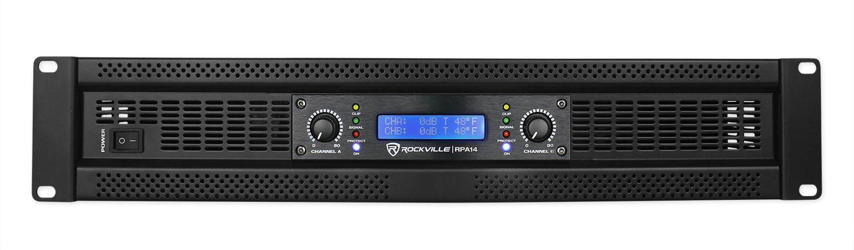 Rockville RPA14 7000 Watt Peak / 2000w RMS 2 Channel Power Amplifier Pro/DJ Amp