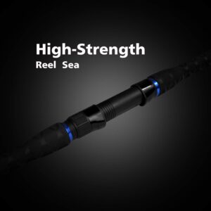 Fiblink Surf Spinning Fishing Rod Carbon Fiber Travel Fishing Rod(11-Feet & 12-Feet & 13-Feet & 15-Feet) (12 Feet - 2 Piece)