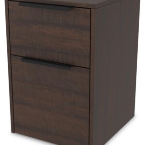 Signature Design by Ashley Arlenbry Modern Filing Cabinet with 2 Drawers, Weathered Oak Gray