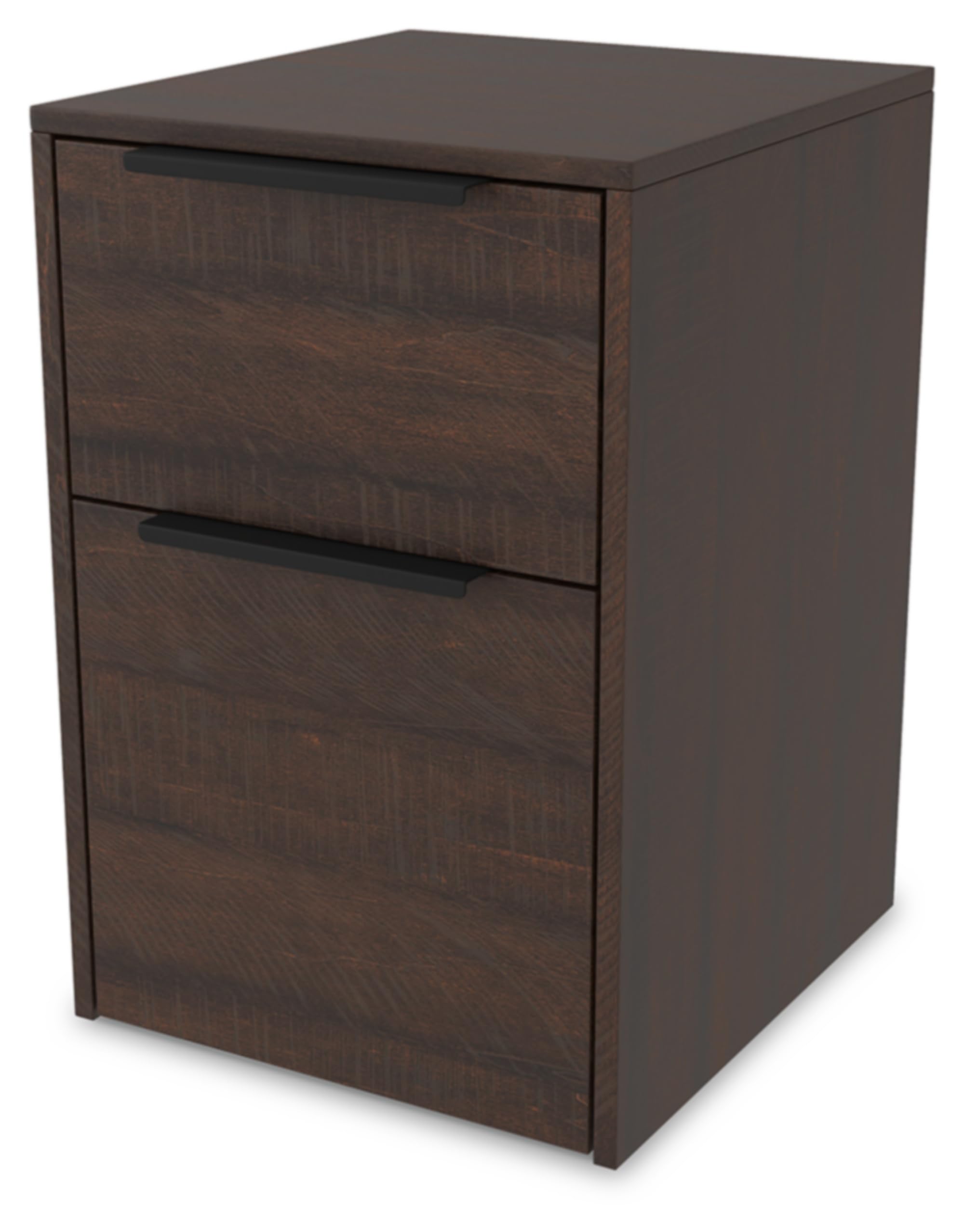 Signature Design by Ashley Arlenbry Modern Filing Cabinet with 2 Drawers, Weathered Oak Gray