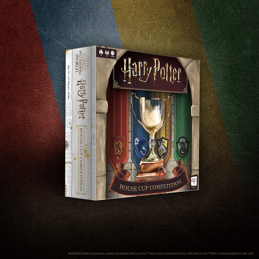 USAOPOLY Harry Potter House Cup Competition | Worker Placement Board Game | Play as Your Favorite Hogwarts House | Officially Licensed Harry Potter Game