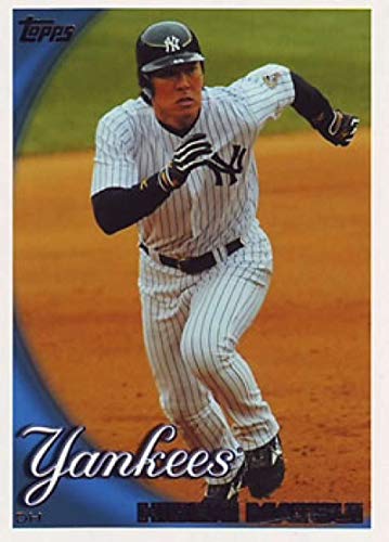 2010 Topps #185a Hideki Matsui New York Yankees MLB Baseball Card NM-MT