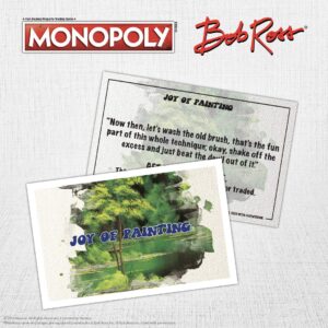 Monopoly Bob Ross | Based on Bob Ross Show The Joy of Painting | Collectible Monopoly Game Featuring Bob Ross Artwork | Officially Licensed Monopoly