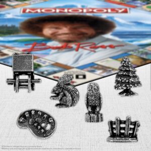 Monopoly Bob Ross | Based on Bob Ross Show The Joy of Painting | Collectible Monopoly Game Featuring Bob Ross Artwork | Officially Licensed Monopoly