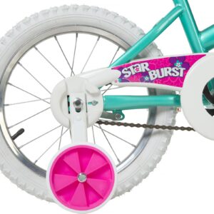 Dynacraft Childrens Bike Star Burst Bicycle 16" Wheel Exercise, Play, Gift Bicycle for Girls, Boys Ride Outside