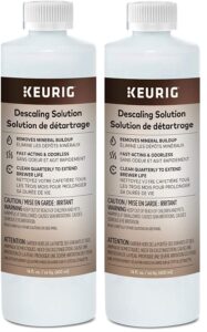 keurig descaling solution brewer cleaner, includes 28 oz. descaling solution, compatible with keurig classic/1.0 & 2.0 k-cup pod coffee makers (28 oz)