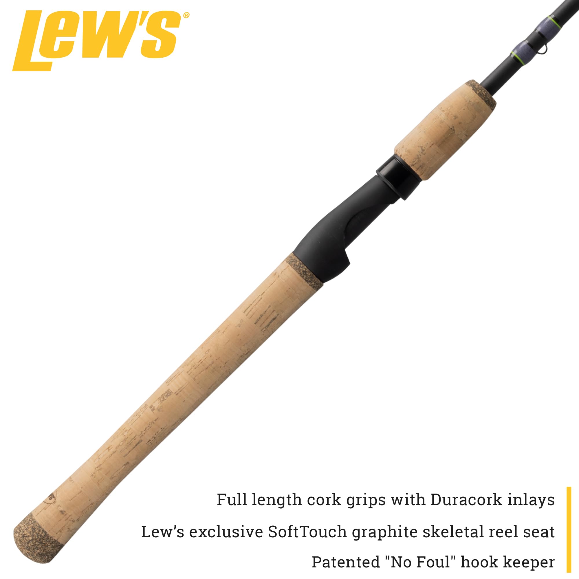 Lew's Speed Stick 6'7"-1 Medium Vertical Jigging Walleye Spinning Rod