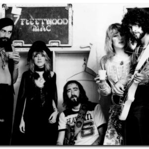 Wall Decor Fleetwood Mac Poster 24 x 36 Inches | Ready to Frame for Office, Living Room, Dorm, Kids Room, Bedroom, Studio | Full Sized Print