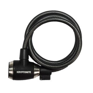 kryptonite kryptoflex 815 8mm key cable bicycle lock, black