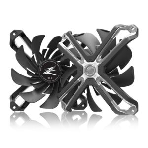 Zalman SF140 RGB Computer Fan, 140mm High Performance Cooling Fan for Gaming PC with Biomimetics, 140mm