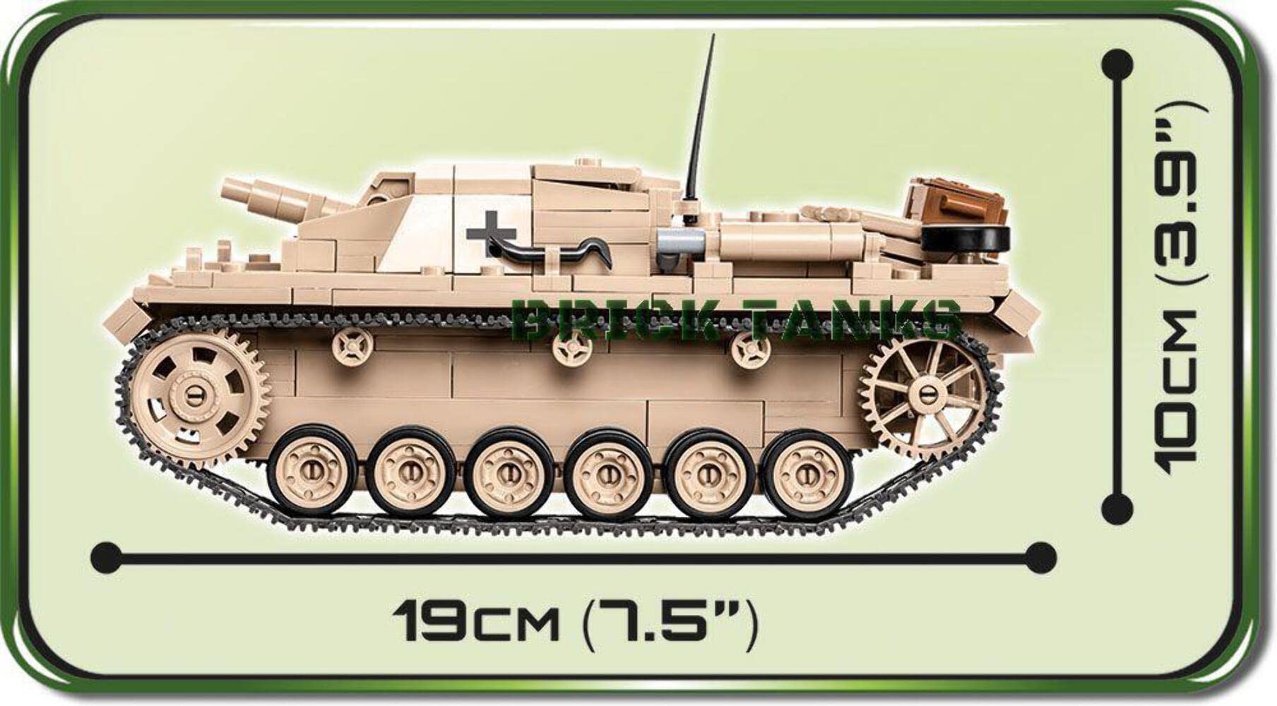 COBI Historical Collection Sturmgeschutz III Ausf. D, Multicolor