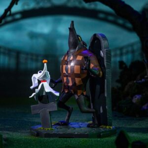 Zoteki Nightmare Before Christmas Series 1-4” Behemoth - Collect Them All: Fan Favorites Jack Skellington, Sally, Mayor, Zero & Wolfman, Harlequin Demon & Mummy Boy, Mystery Chase Variant