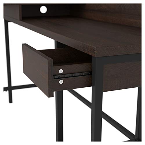 Signature Design by Ashley Camiburg Modern L-Shaped Home Office Desk, Warm Brown