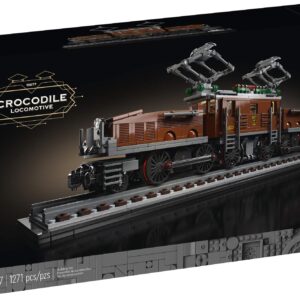 LEGO Crocodile Locomotive 10277 Building Kit; Recreate The Iconic Crocodile Locomotive with This Train Model; Makes a Great Gift Idea for Train Enthusiasts Lovers (1,271 Pieces)