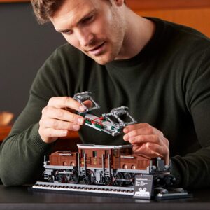 LEGO Crocodile Locomotive 10277 Building Kit; Recreate The Iconic Crocodile Locomotive with This Train Model; Makes a Great Gift Idea for Train Enthusiasts Lovers (1,271 Pieces)