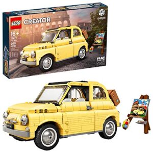 lego creator expert fiat 500 10271 toy car building set for adults and fans of model kits sets idea (960 pieces)