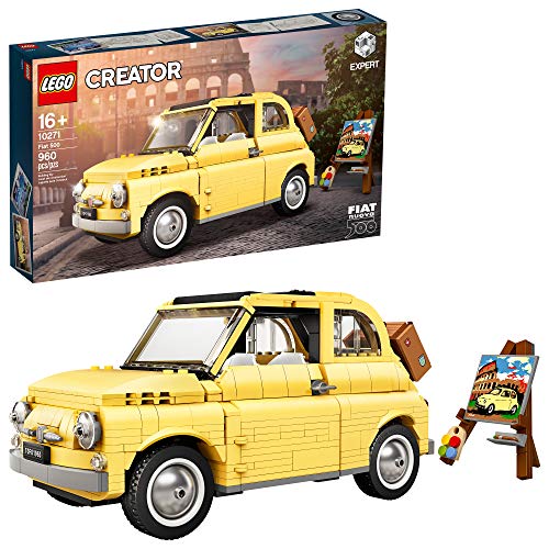 LEGO Creator Expert Fiat 500 10271 Toy Car Building Set for Adults and Fans of Model Kits Sets Idea (960 Pieces)