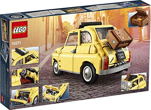 LEGO Creator Expert Fiat 500 10271 Toy Car Building Set for Adults and Fans of Model Kits Sets Idea (960 Pieces)